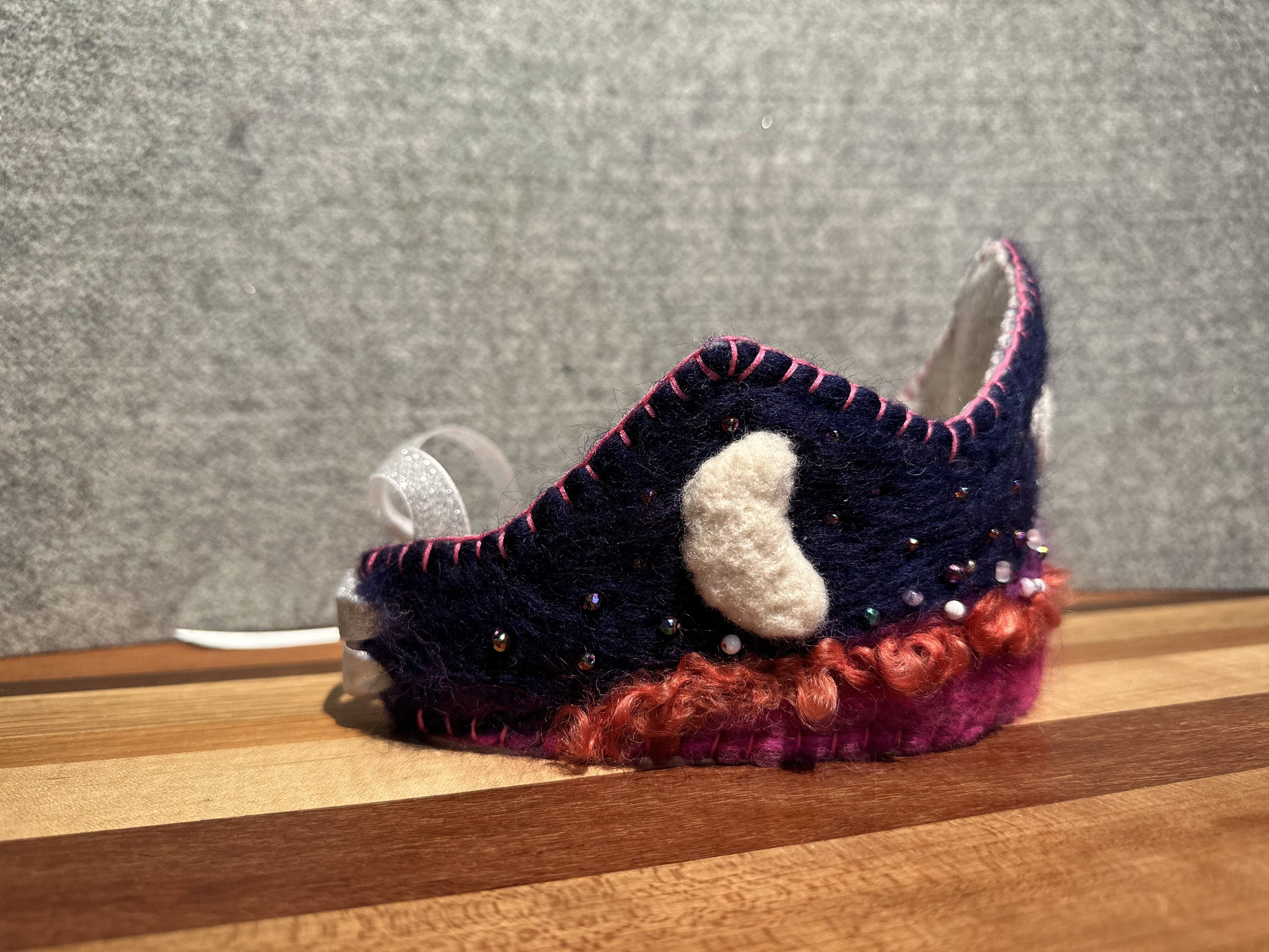 Felted Moon Phases Crown - Etsy