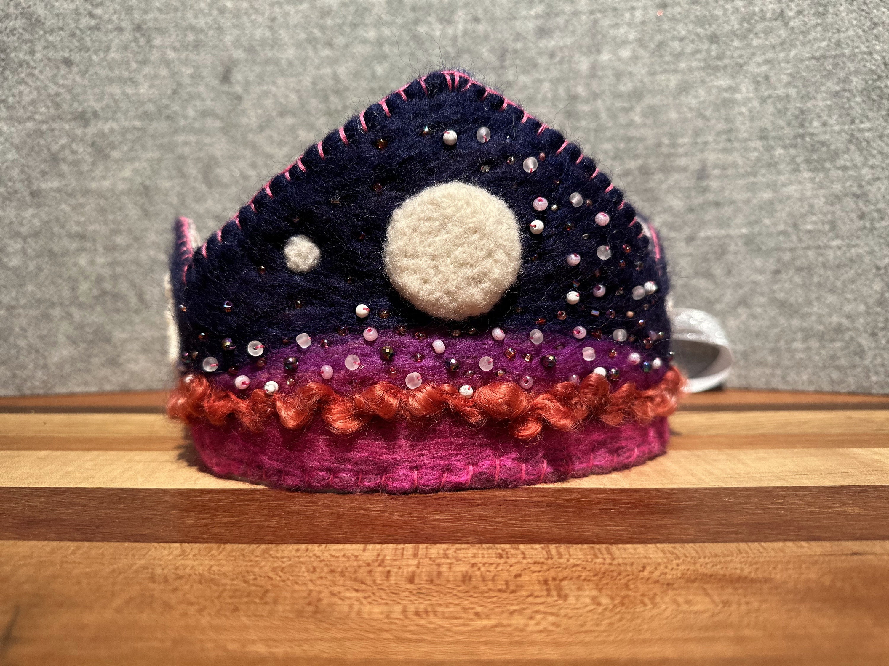 Felted Moon Phases Crown - Etsy