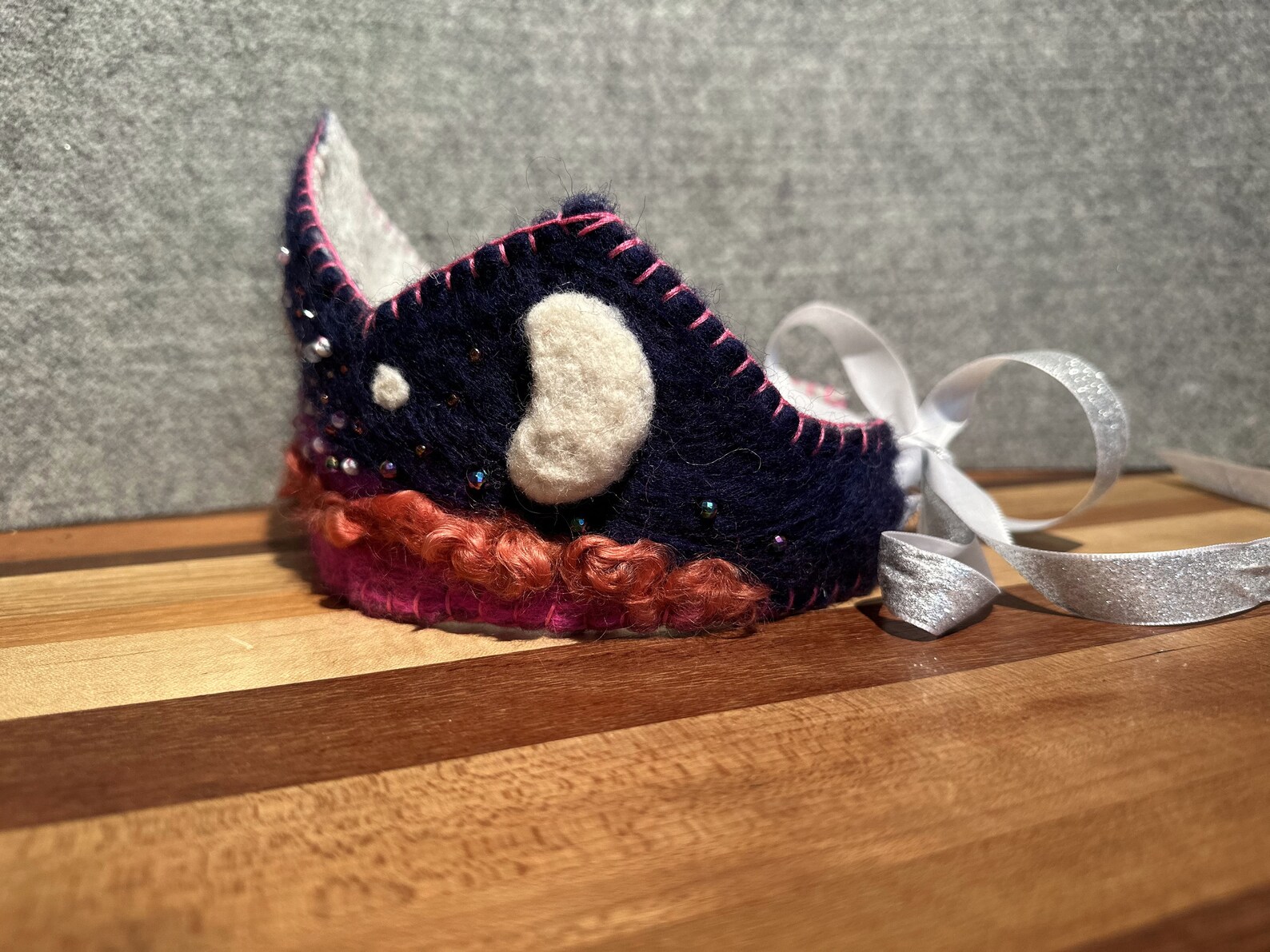 Felted Moon Phases Crown - Etsy