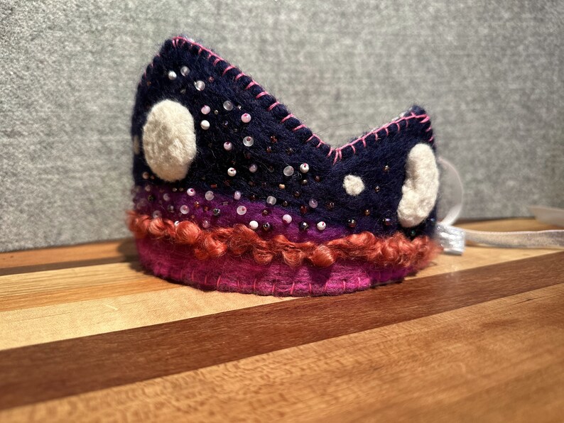 Felted Moon Phases Crown - Etsy