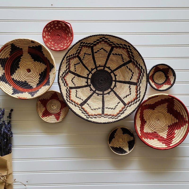 Wall Basket Set - Etsy