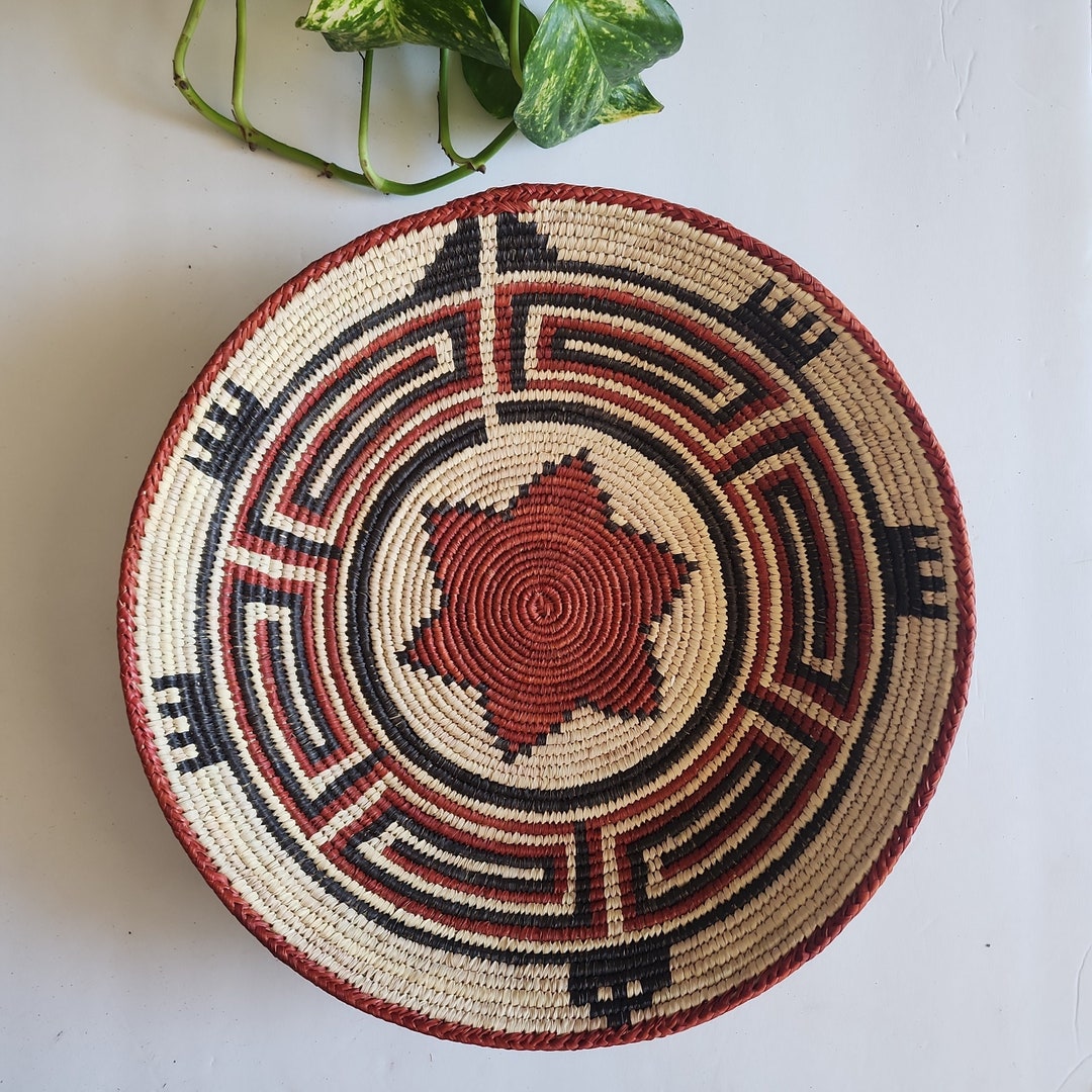 Authentic Southwest Navajo Inspired Woven Dream Baskets 13.5-14 Inch ...