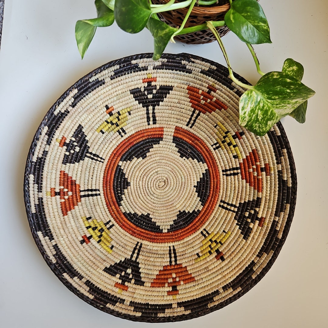 Authentic Southwest Navajo Inspired Woven Baskets 13.5-14 Inch ...