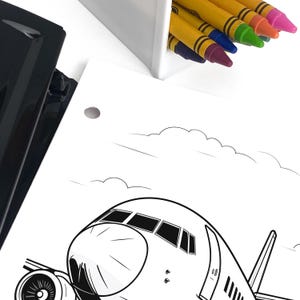 Printable Coloring Book | Planes | 25 Pages | Teens | Fun Activity ...