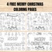 Personalized Coloring Page ~ Editable Christmas Coloring ~ Coloring ...