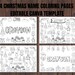 Personalized Coloring Page Editable Christmas Coloring Coloring Pages ...