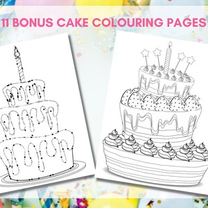 Printable Birthday Activity Book ~ 22 Different Pages ~ Birthday ...
