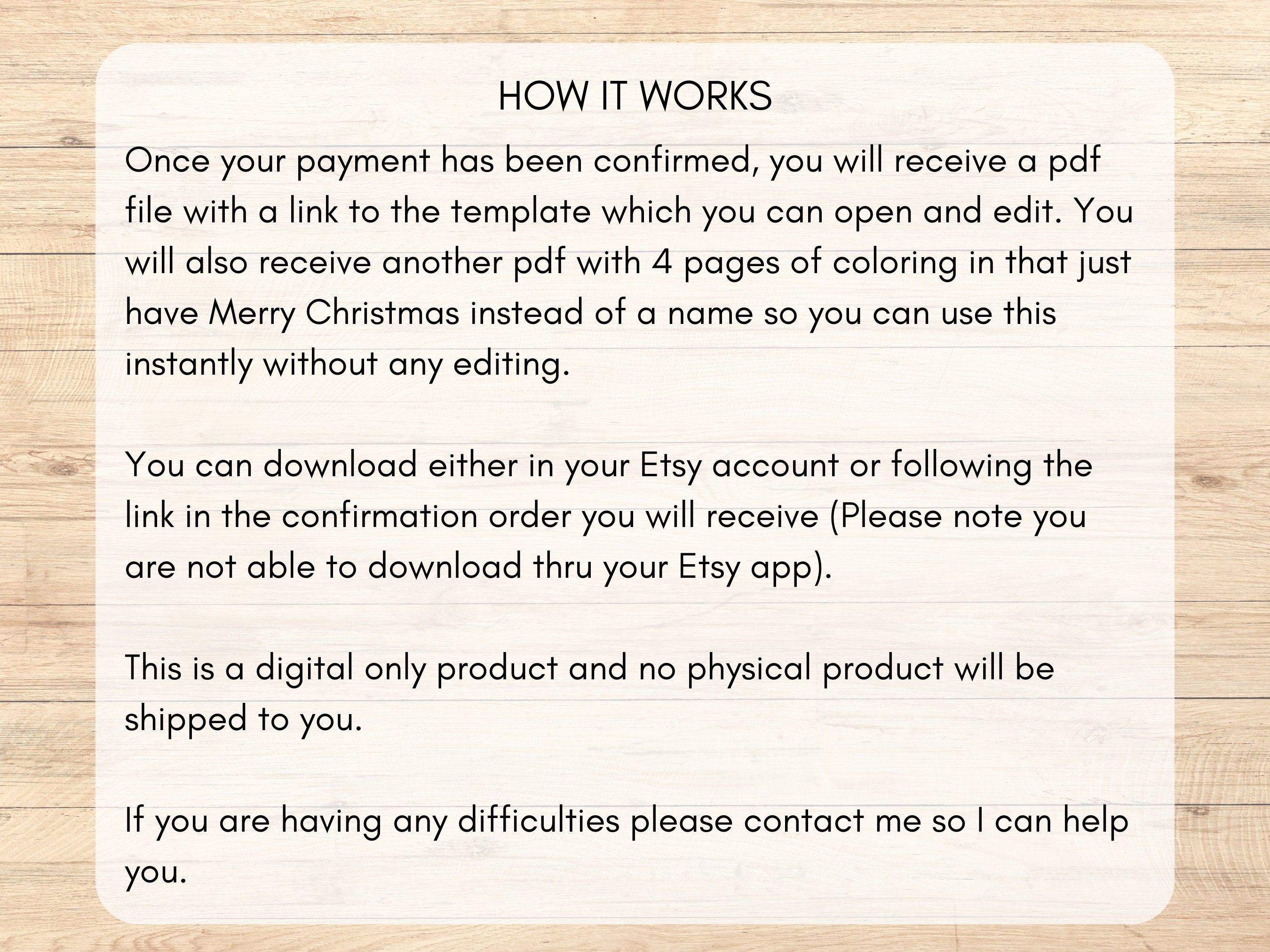 Personalized Coloring Page ~ Editable Christmas Coloring ~ Coloring ...