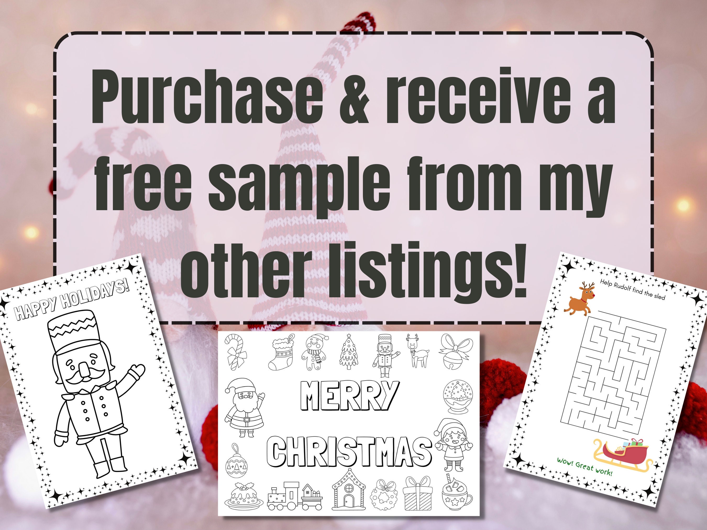 Alphabet Christmas Colouring Book Alphabet Activity Worksheets ...