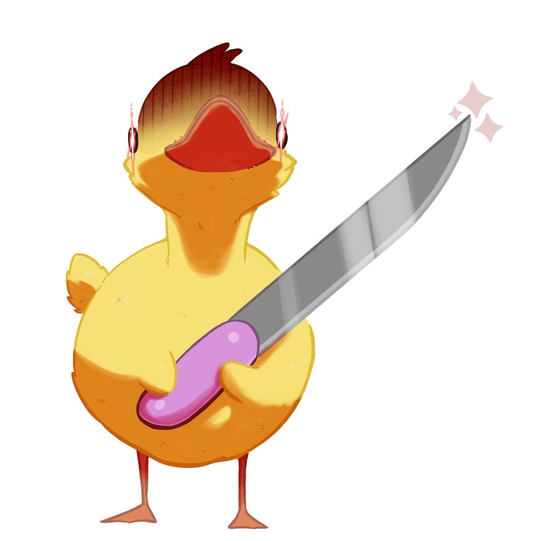 Ducko With a Knife - Etsy