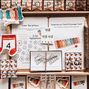 X is for Xylophone Early Learning Pack - Etsy