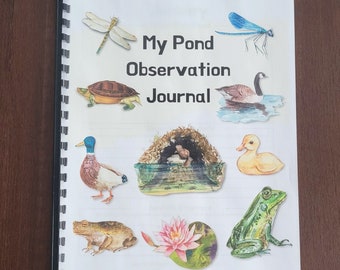 Pond Observation Journal Bundle | Science Activity for Kids | Outdoor ...