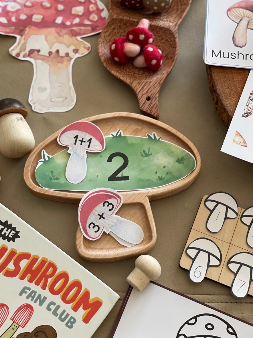 M is for Mushroom Early Learning Pack - Etsy