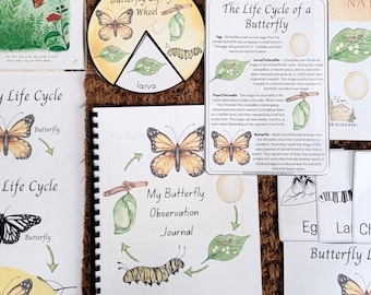 Monarch Butterfly Life Cycle Unit Study Nature Homeschool Curriculum ...