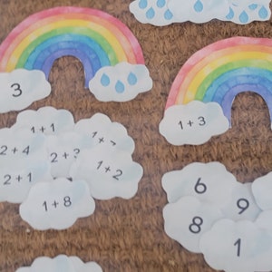 Rainbow Math Pack - Etsy