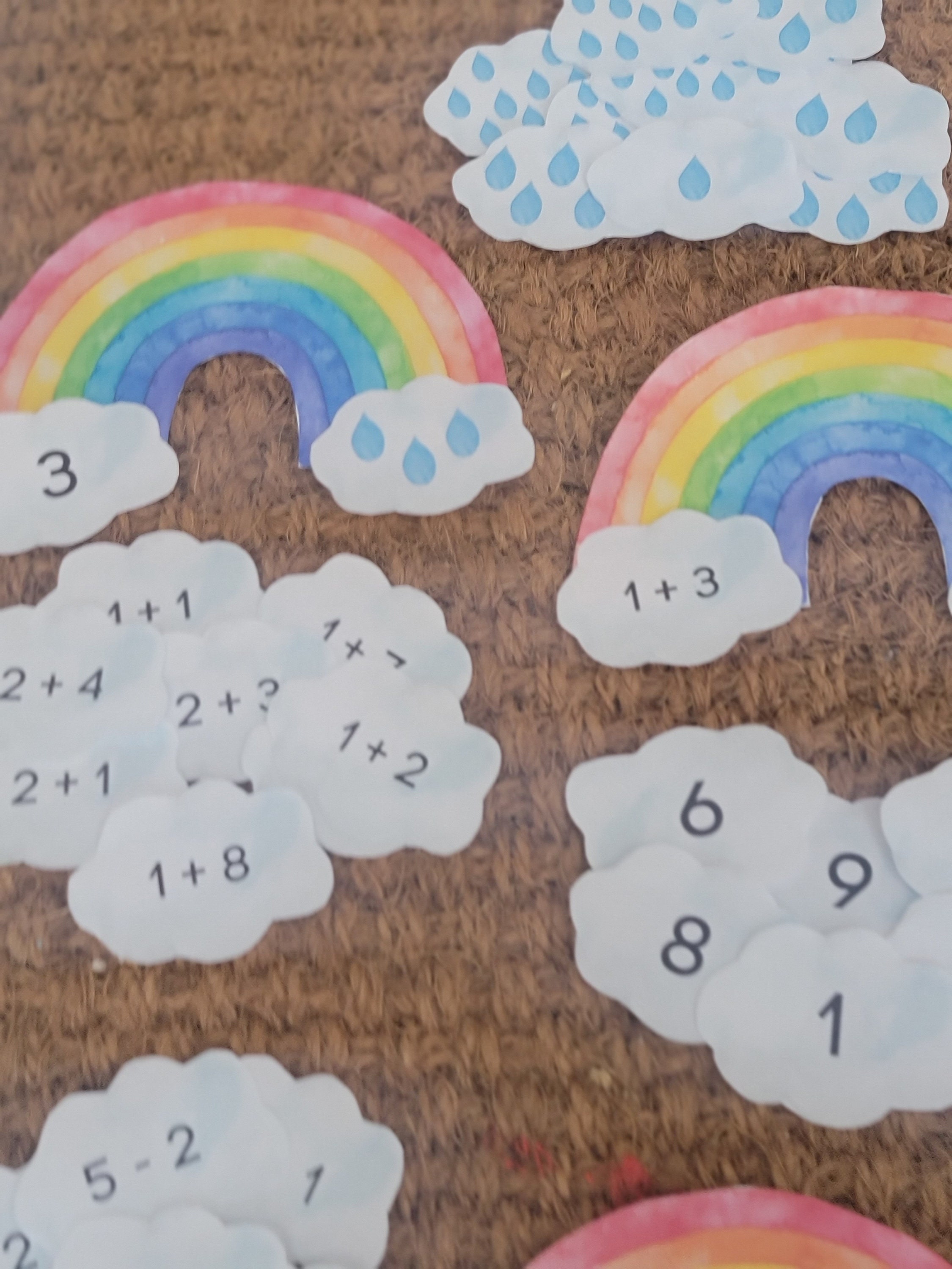 Rainbow Math Pack - Etsy