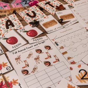 Fall Learning Pack - Etsy