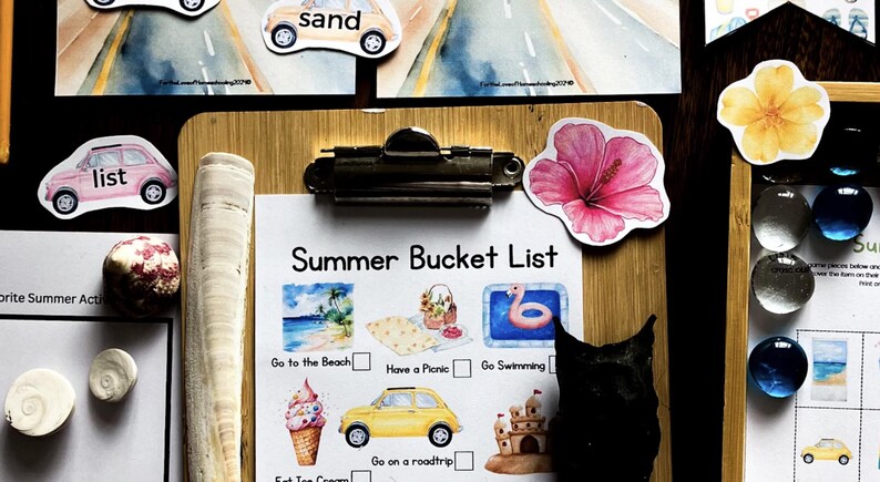 Summer Bucket List 12 Weeks of Summer - Etsy