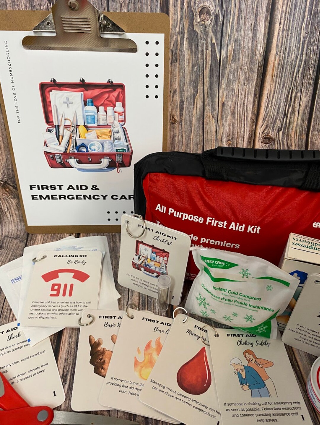 First Aid 911 Card Pack - Etsy Australia