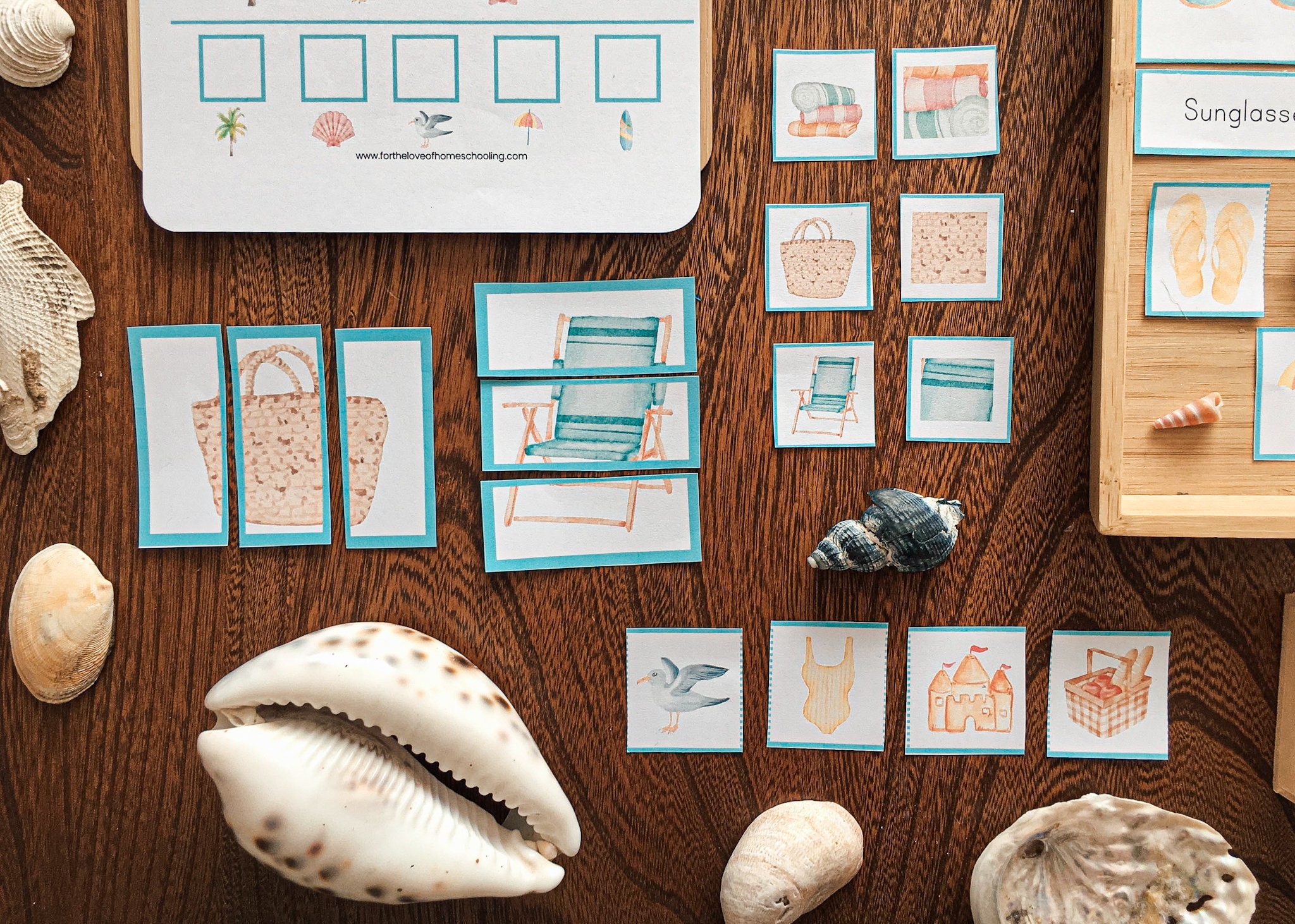 A Day at the Beach Tot School Pack - Etsy