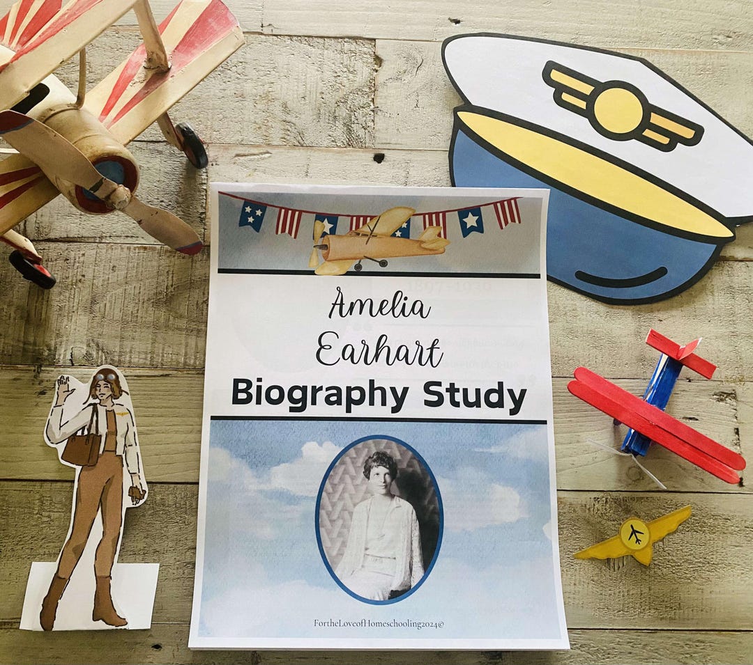 Amelia Earhart Biography Unit - Etsy