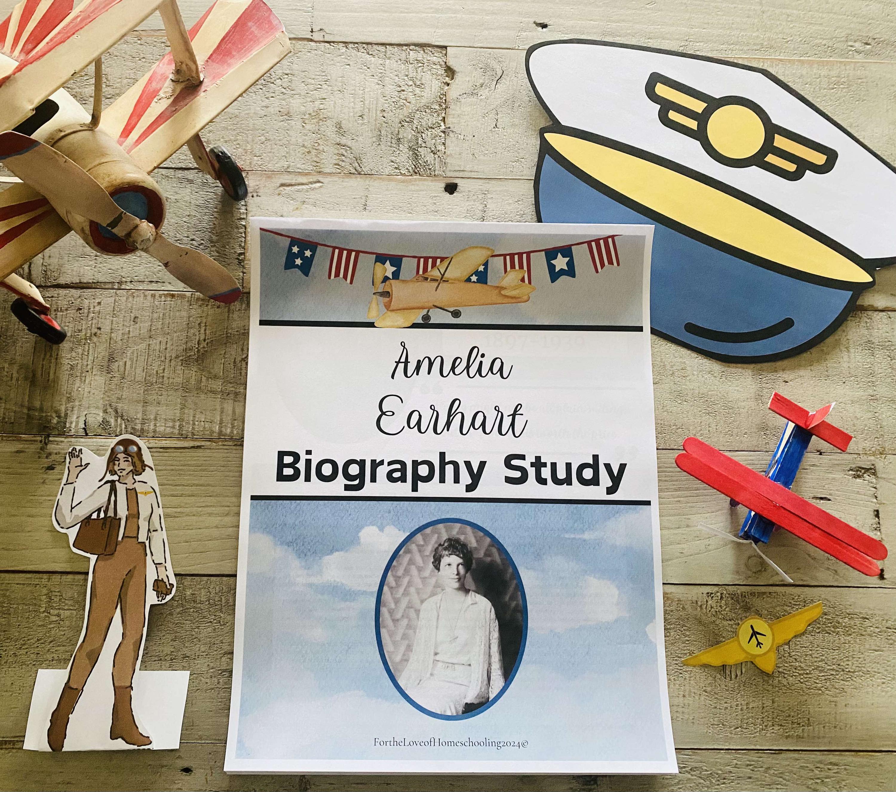 Amelia Earhart Biography Unit - Etsy