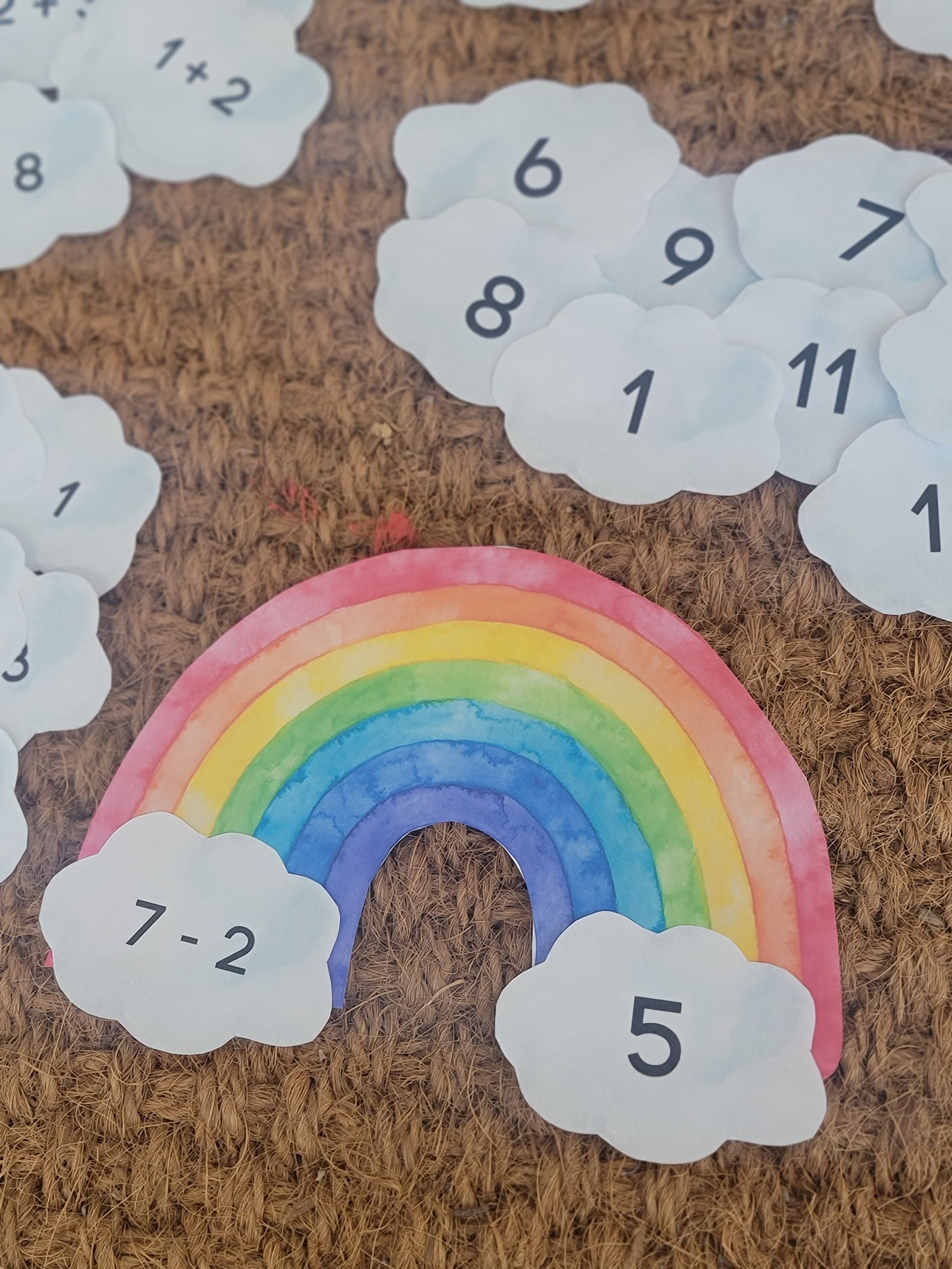 Rainbow Math Pack - Etsy