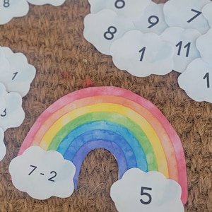 Rainbow Math Pack - Etsy