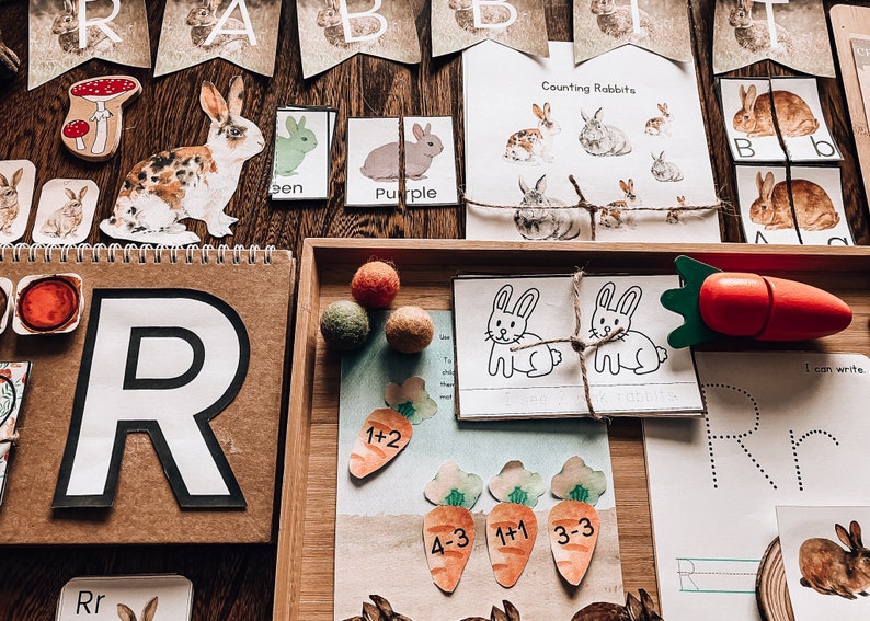 R is for Rabbit Early Learning Pack - Etsy