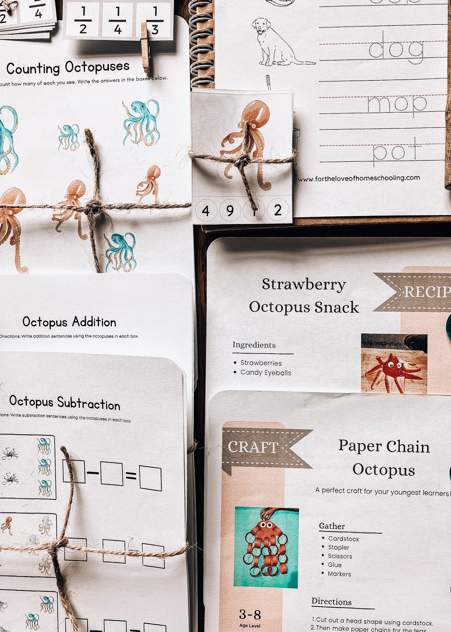 O is for Octopus Early Learning Pack - Etsy