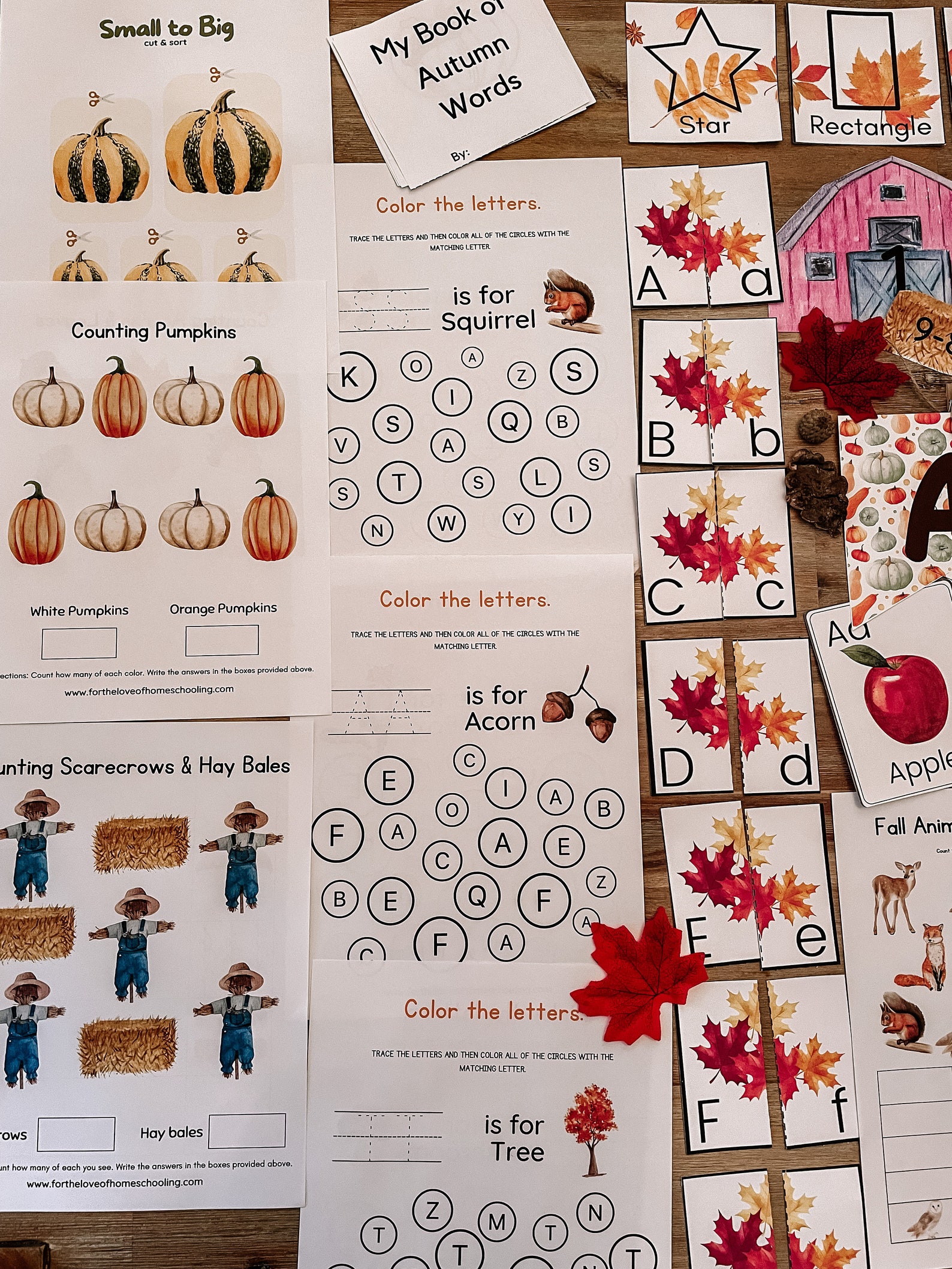 Fall Learning Pack - Etsy