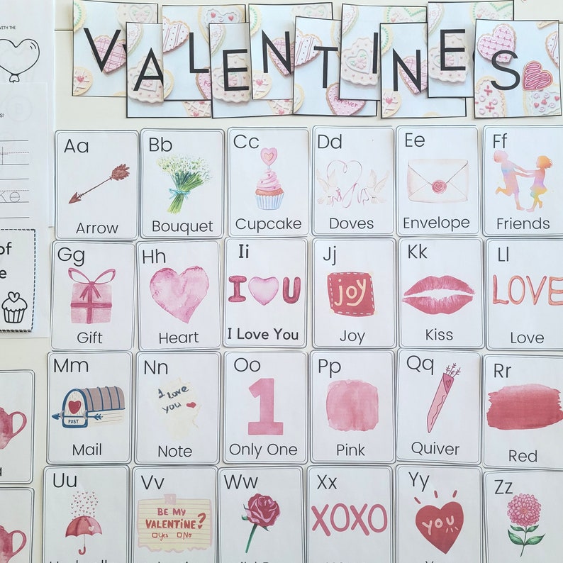 Valentine's Early Learning Pack - Etsy