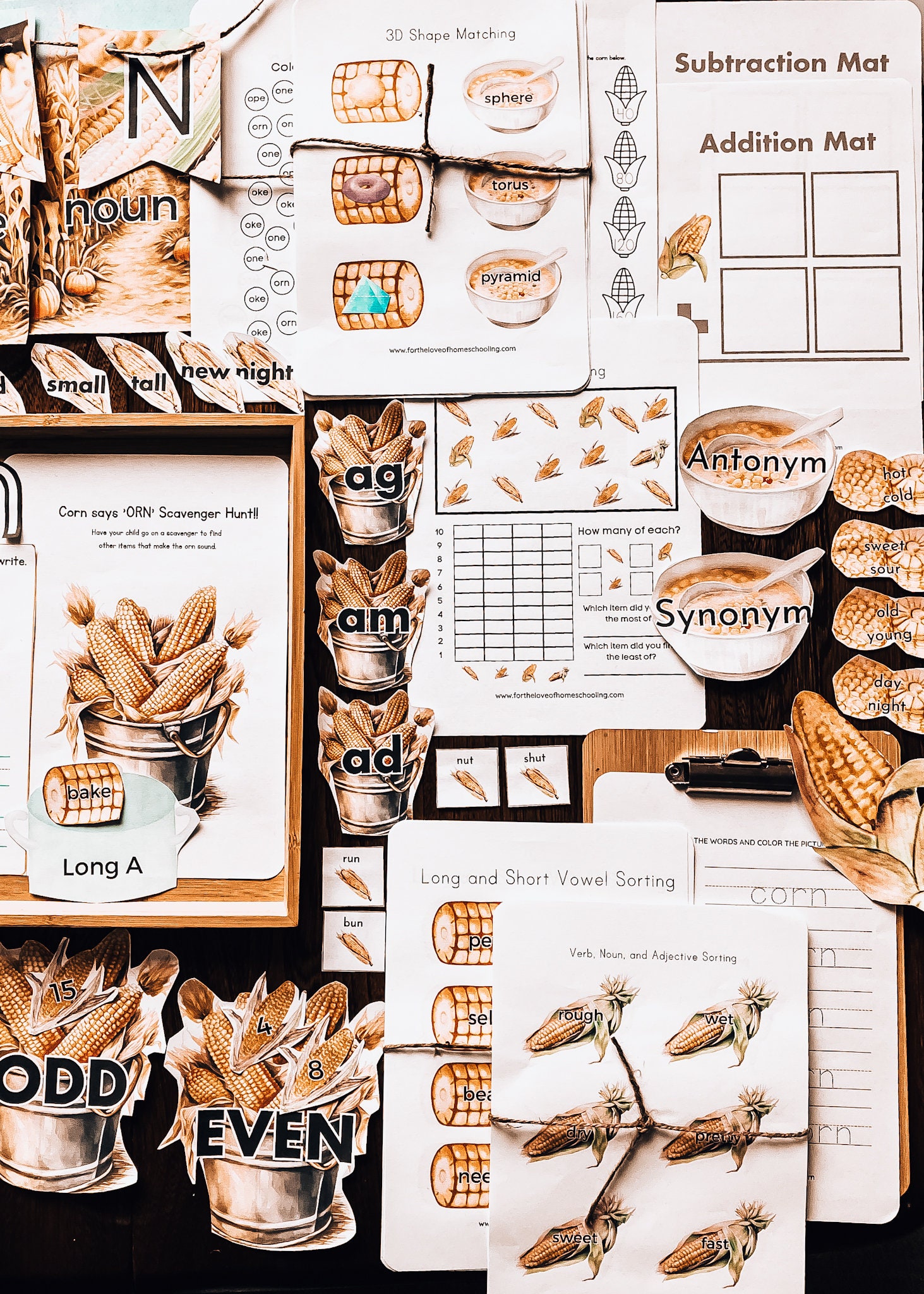 The ORN Word Family Pack - Etsy