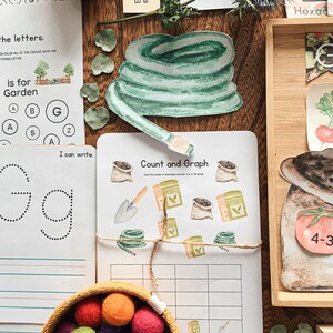 G is for Garden Early Learning Pack - Etsy