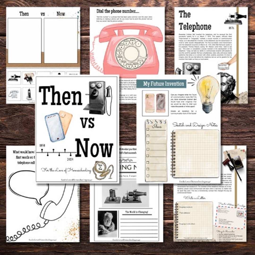 Then VS. Now Communication - Etsy