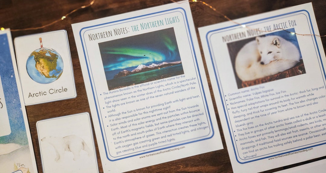 Northern Lights Learning Pack - Etsy