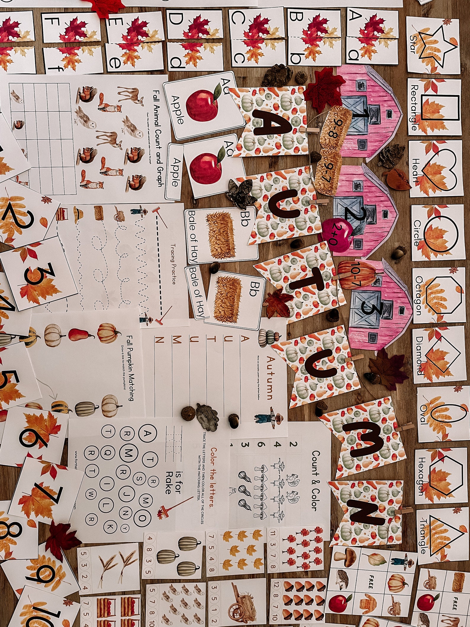 Fall Learning Pack - Etsy