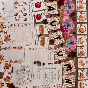 Fall Learning Pack - Etsy