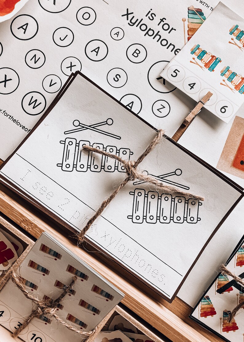 X is for Xylophone Early Learning Pack - Etsy