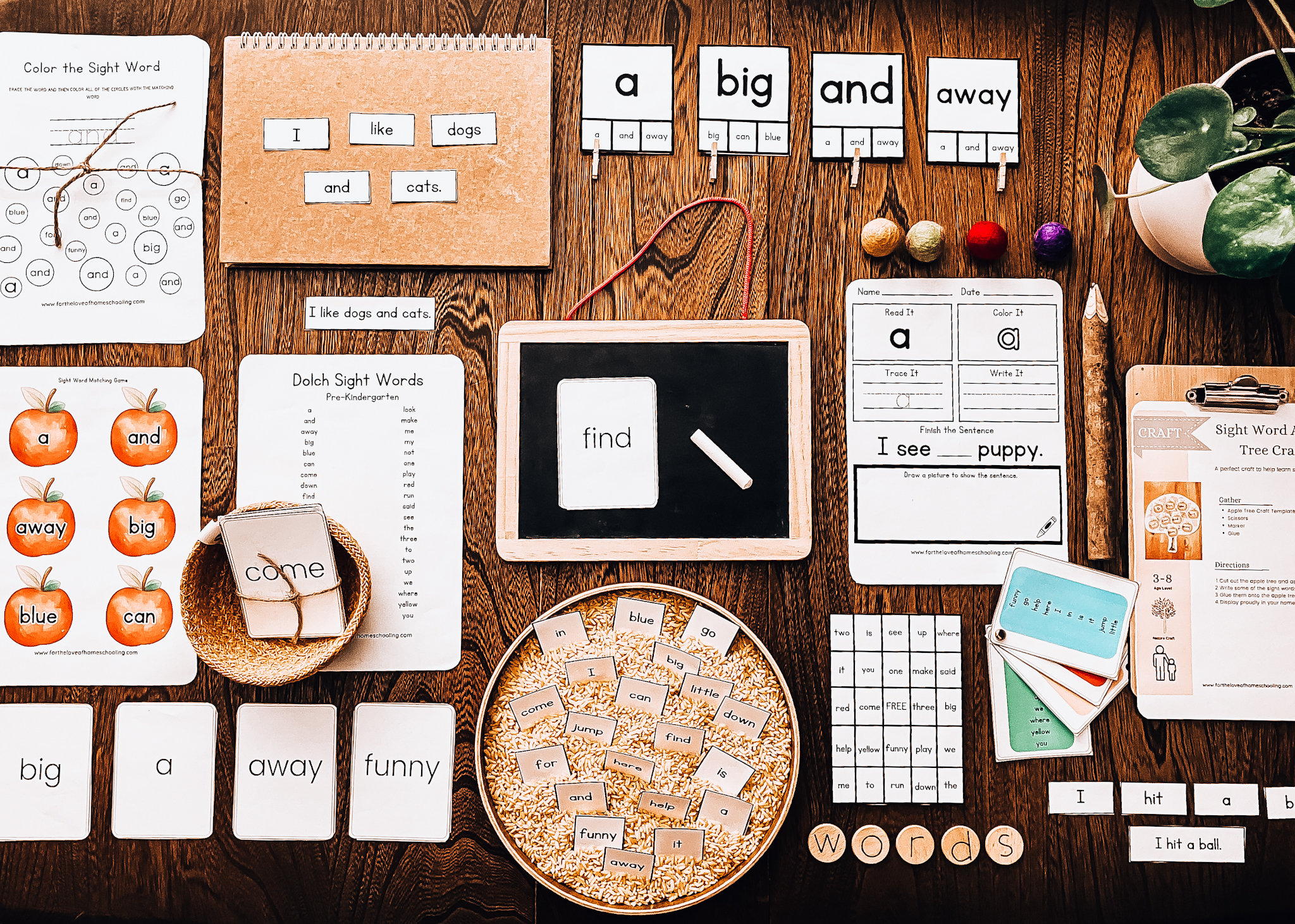 Pre-k Dolch Sight Words Pack - Etsy