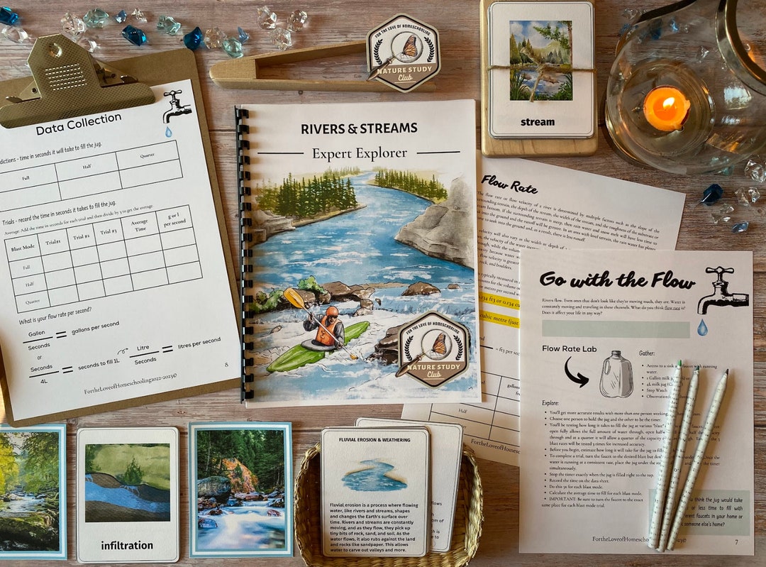 Rivers & Streams Nature Study - Etsy