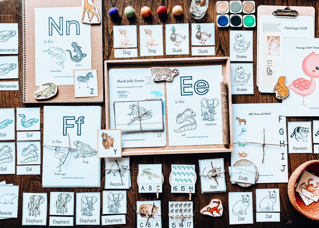 A to Z Animals Pack - Etsy