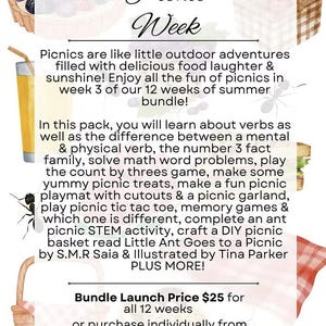 12 Weeks of Summer Bundle - Etsy
