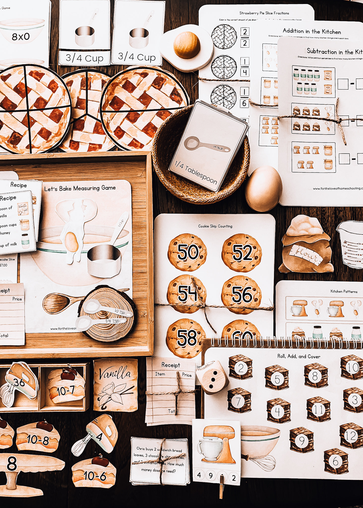 Math in the Kitchen Learning Pack - Etsy