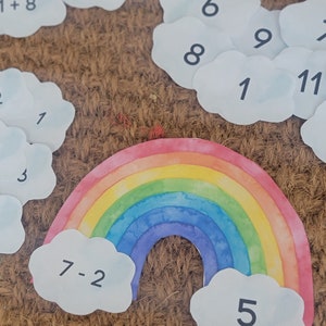 Rainbow Math Pack - Etsy