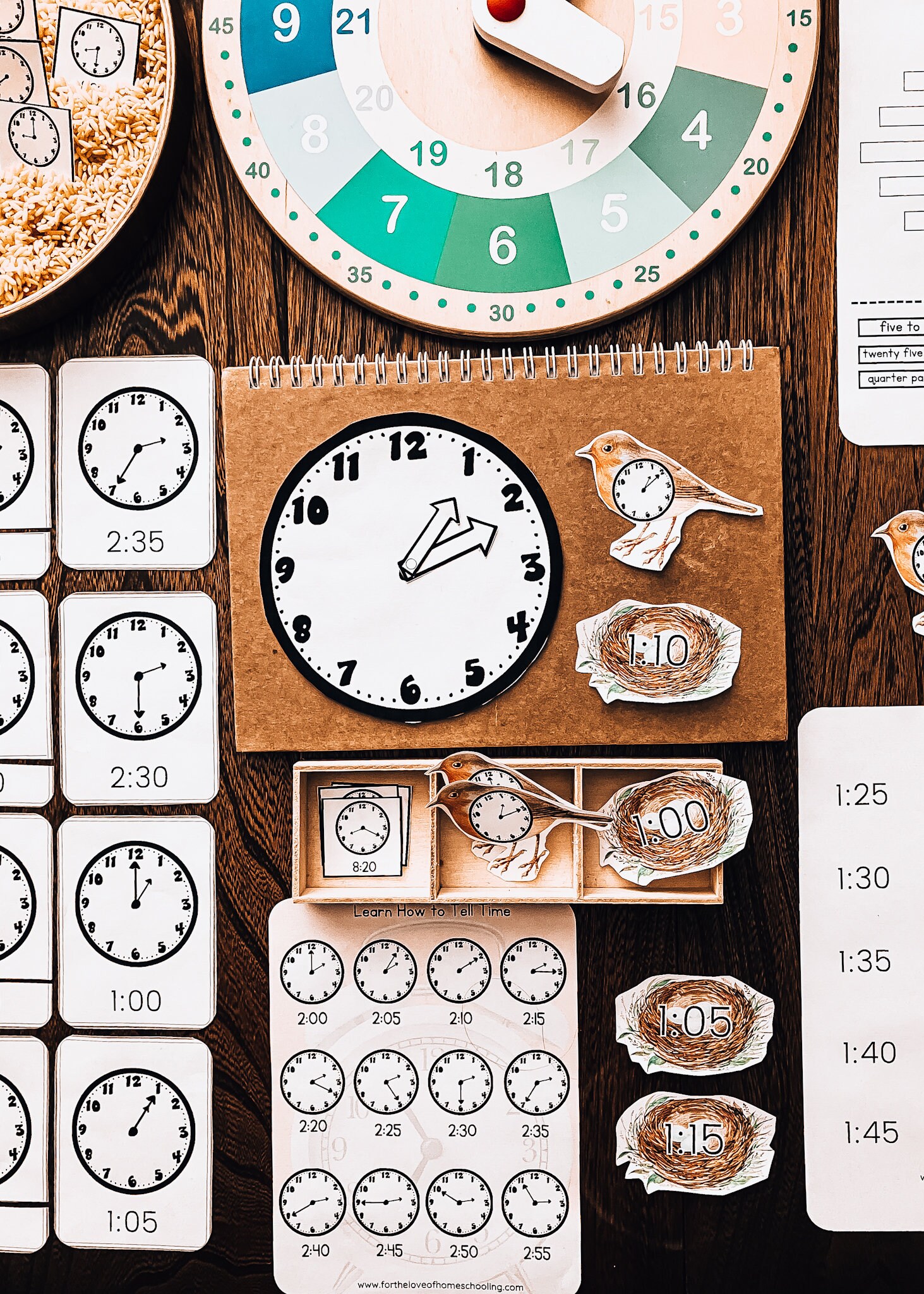 Telling Time Learning Pack - Etsy