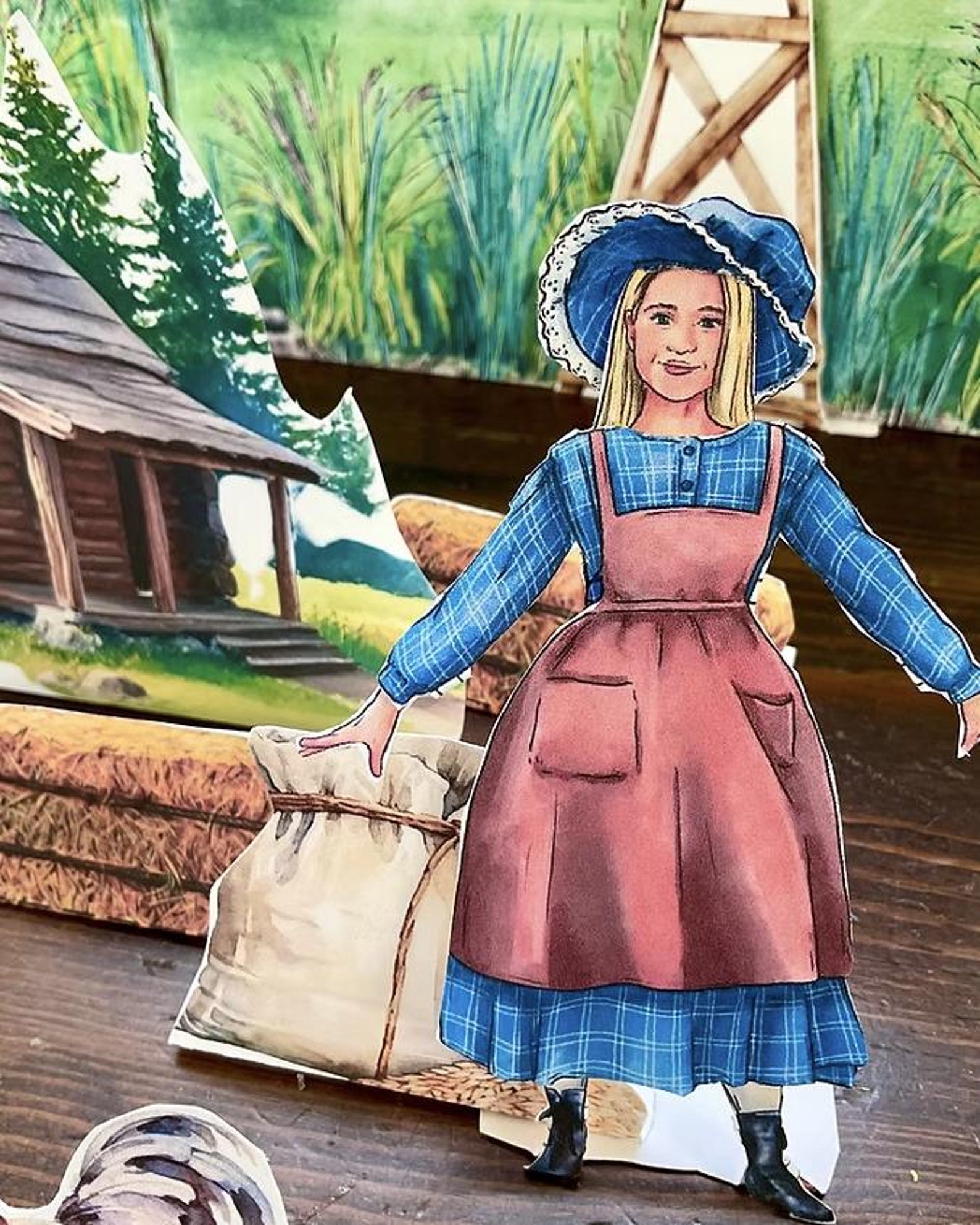 Pioneer Paper Doll Set - Etsy