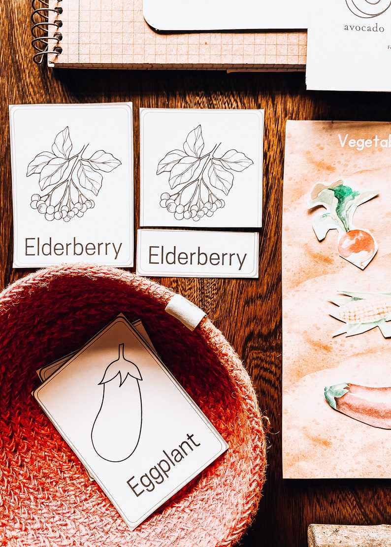 A-Z Fruits & Vegetables Pack - Etsy