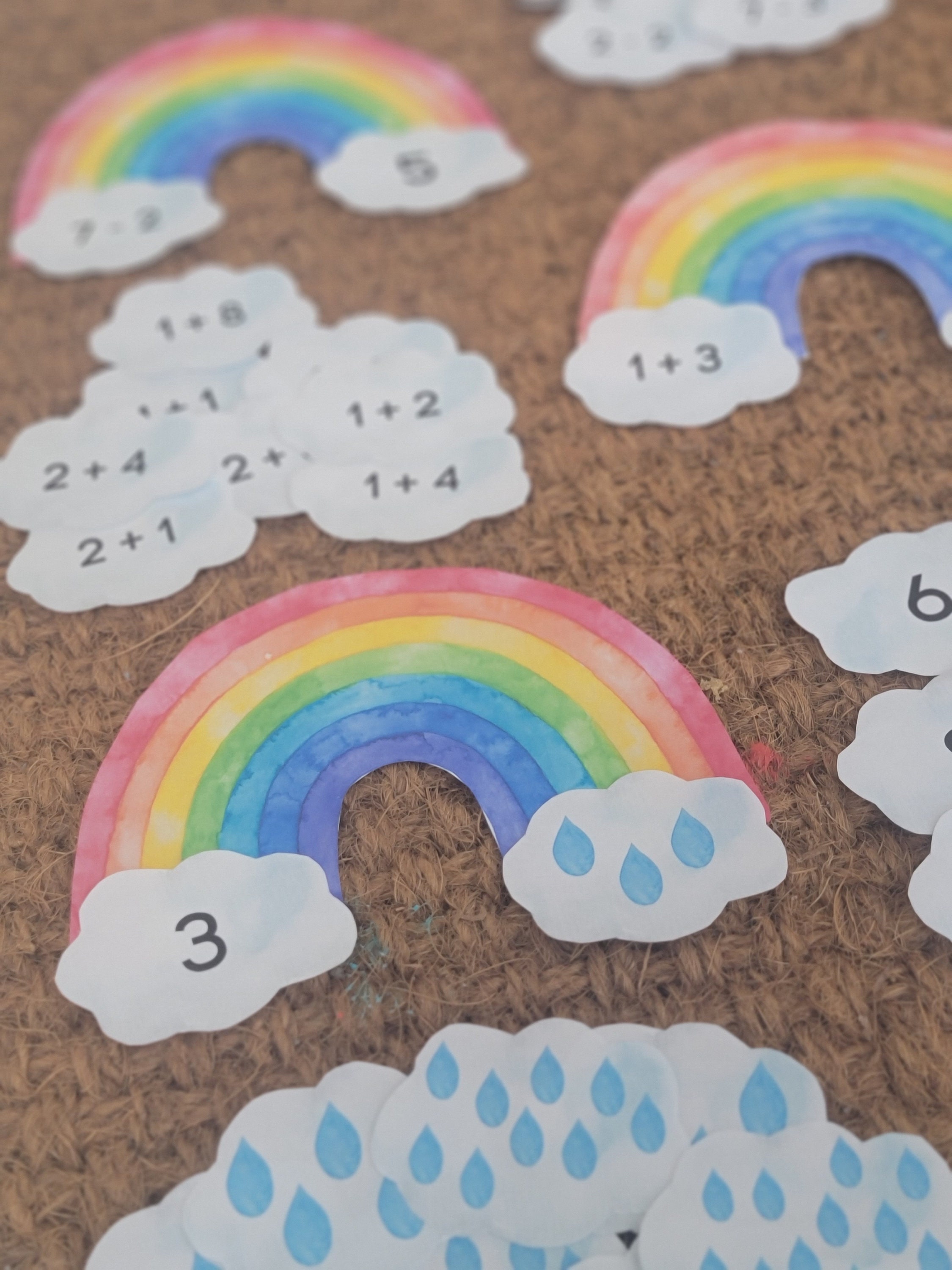 Rainbow Math Pack - Etsy