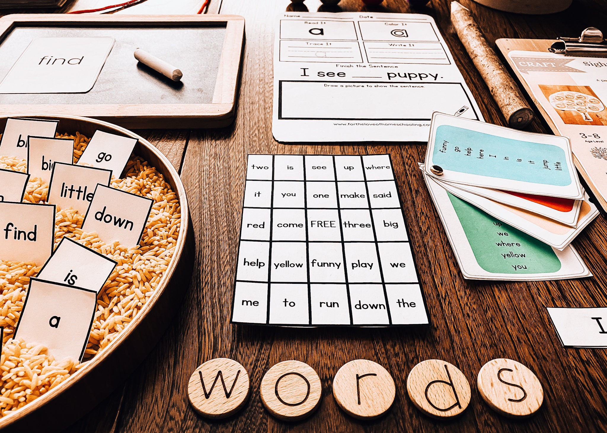 Pre-k Dolch Sight Words Pack - Etsy